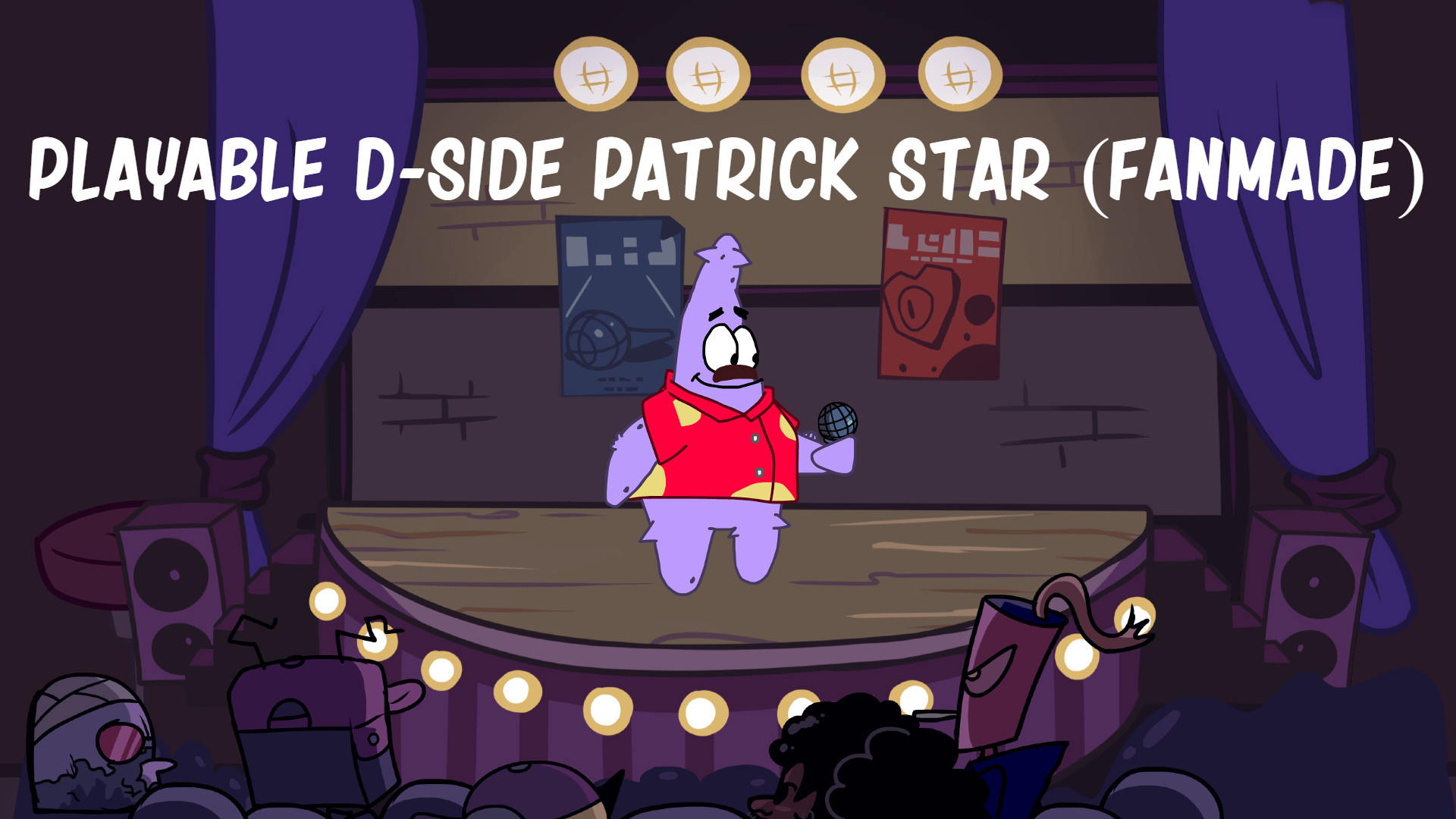 Playable D-Side Patrick Star (FanMade) + FLA Mod for Friday Night ...