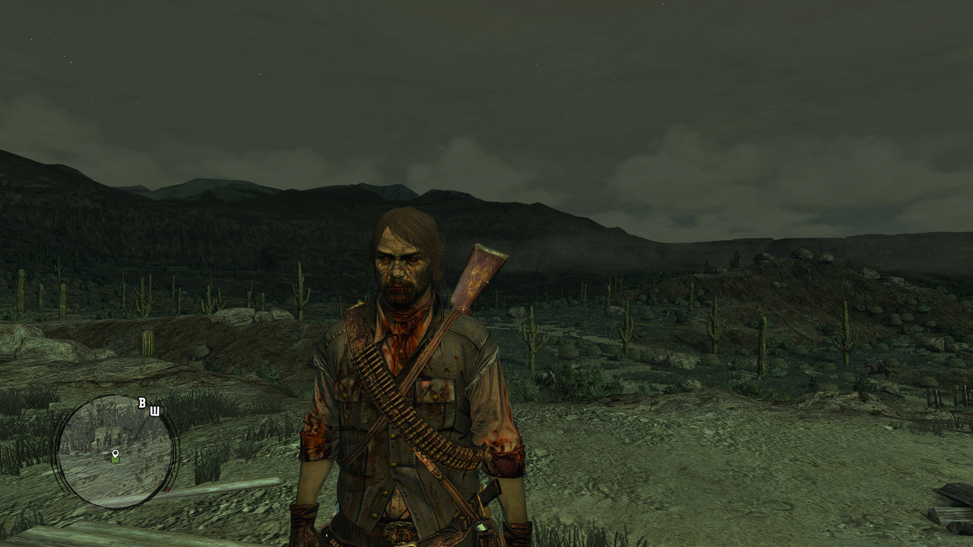 Beta Zombie John over Default Outfit Mod for Red Dead Redemption | RDR1 ...