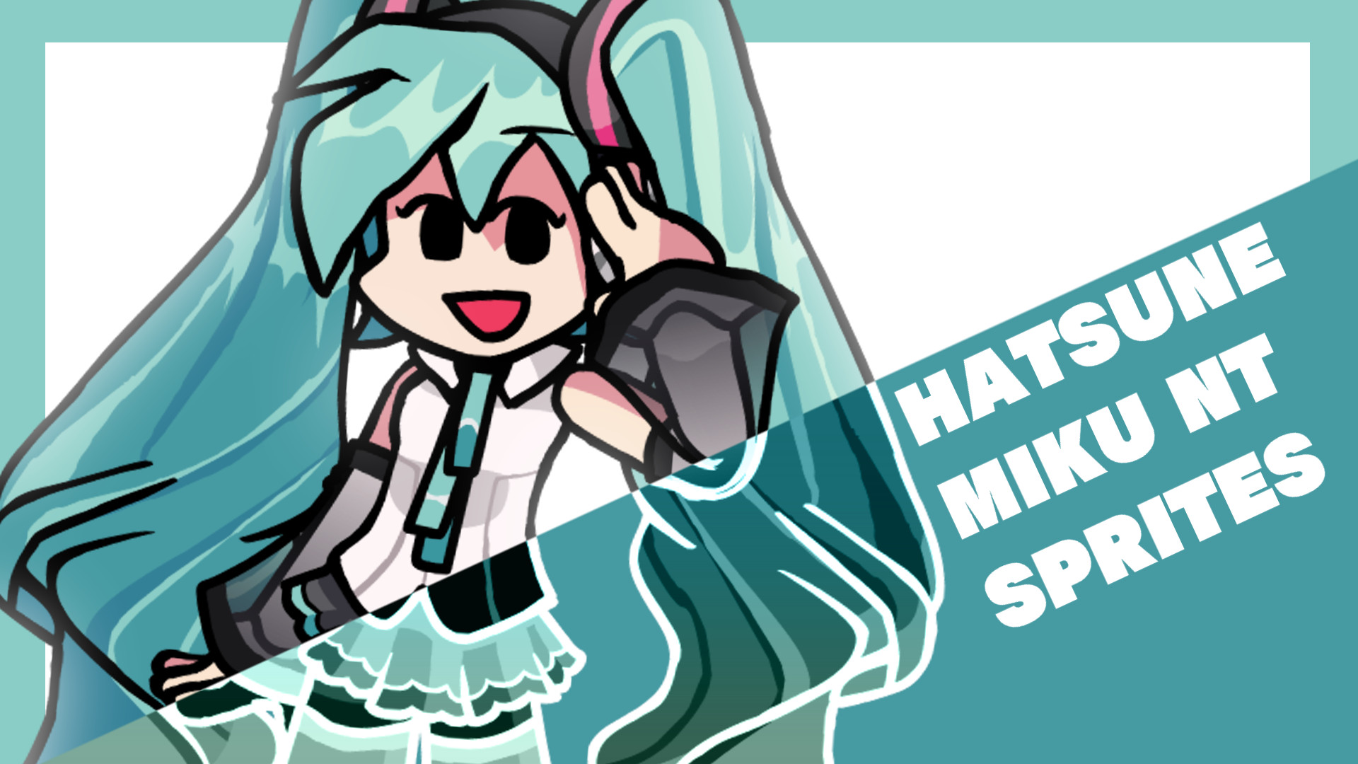 hatsune miku nt | fnf sprites Mod for Friday Night Funkin' | FNF Mods