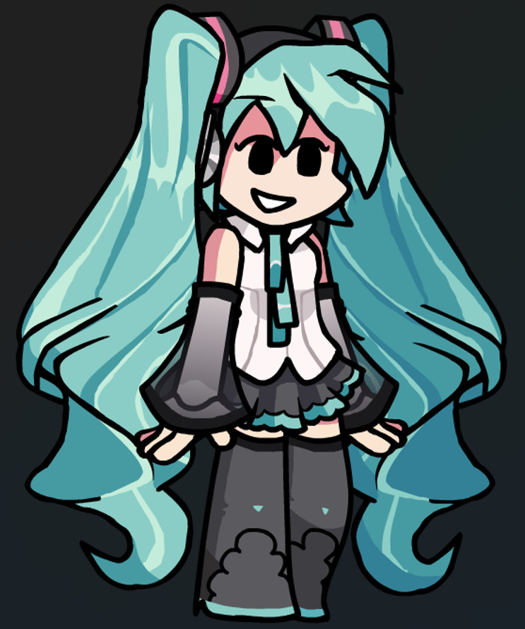 hatsune miku nt | fnf sprites Mod for Friday Night Funkin' | FNF Mods