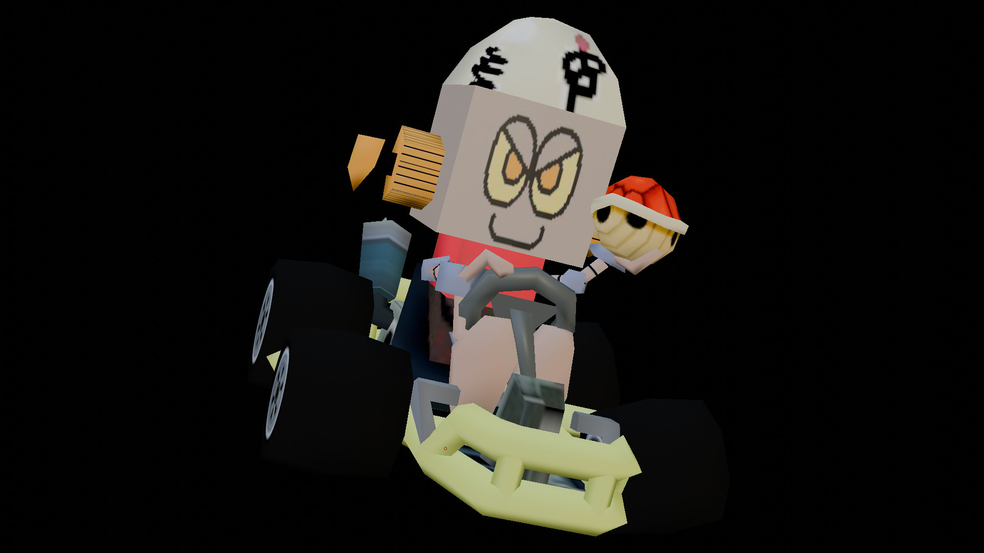 Robot Jones (Mario Kart 7 Custom Character) Mod for Mario Kart 7 | MK7 Mods