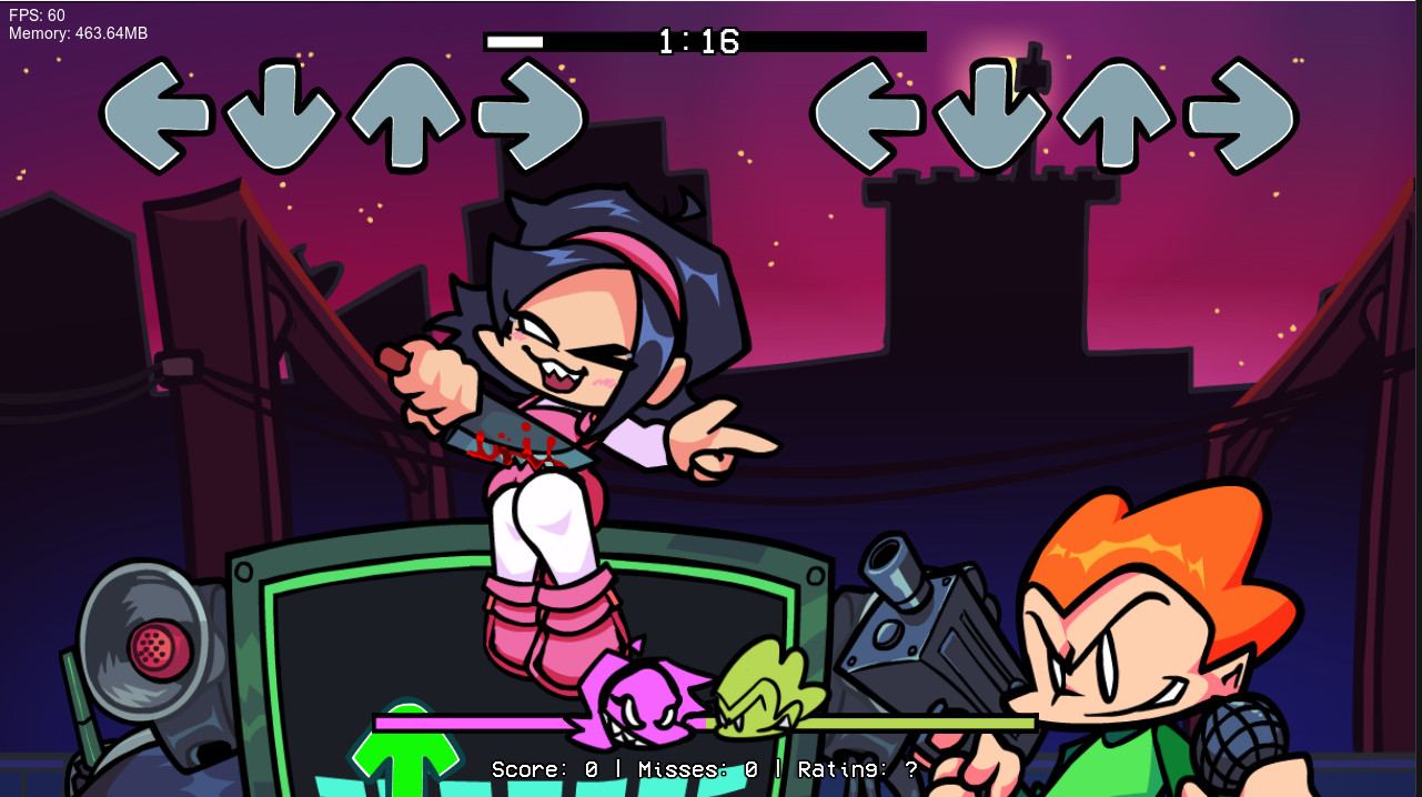 Psych Nene GF Skin [+ Tutorial Song Animations] Mod for Friday Night ...