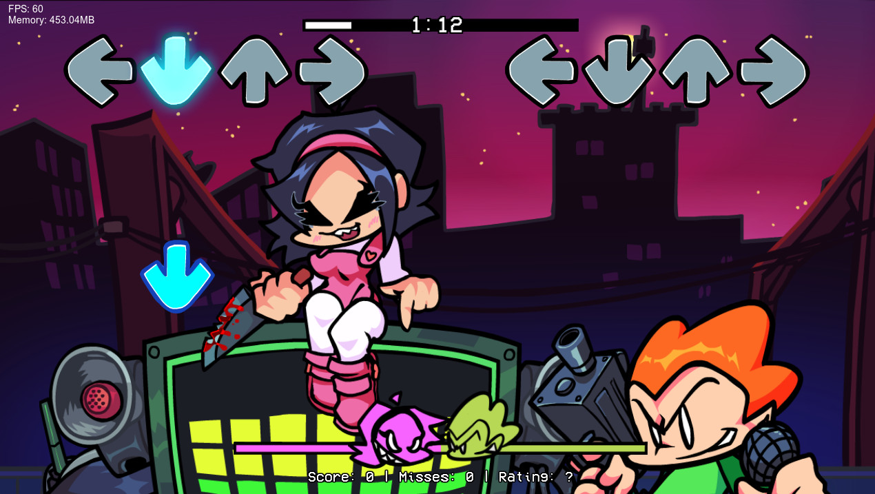 Psych Nene GF Skin [+ Tutorial Song Animations] Mod for Friday Night Funkin' | FNF Mods