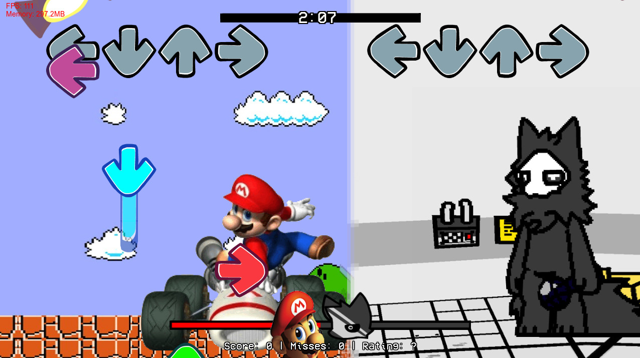 ABUSE BUT MARIO AND PURO SINGS IT Mod for Friday Night Funkin' | FNF Mods