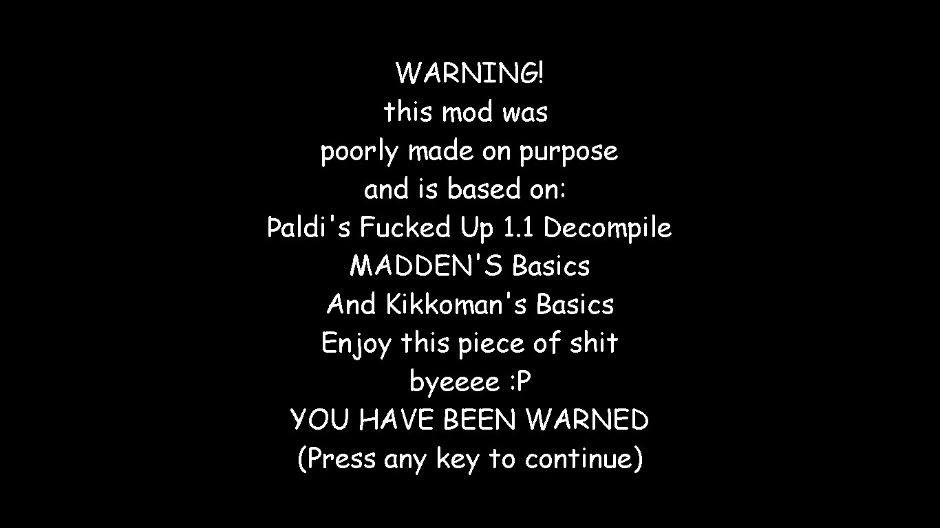 Faldi's AAAAAAA 2018 Silly Mod! Mod for Baldi's Basics | Baldi Mods