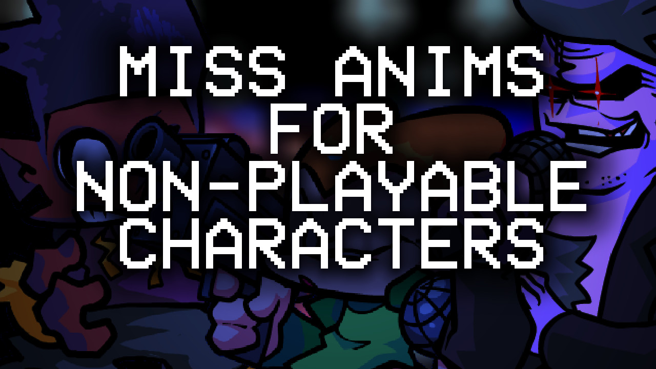 Non-playable Characters Miss Animation (V-Slice) Mod for Friday Night ...