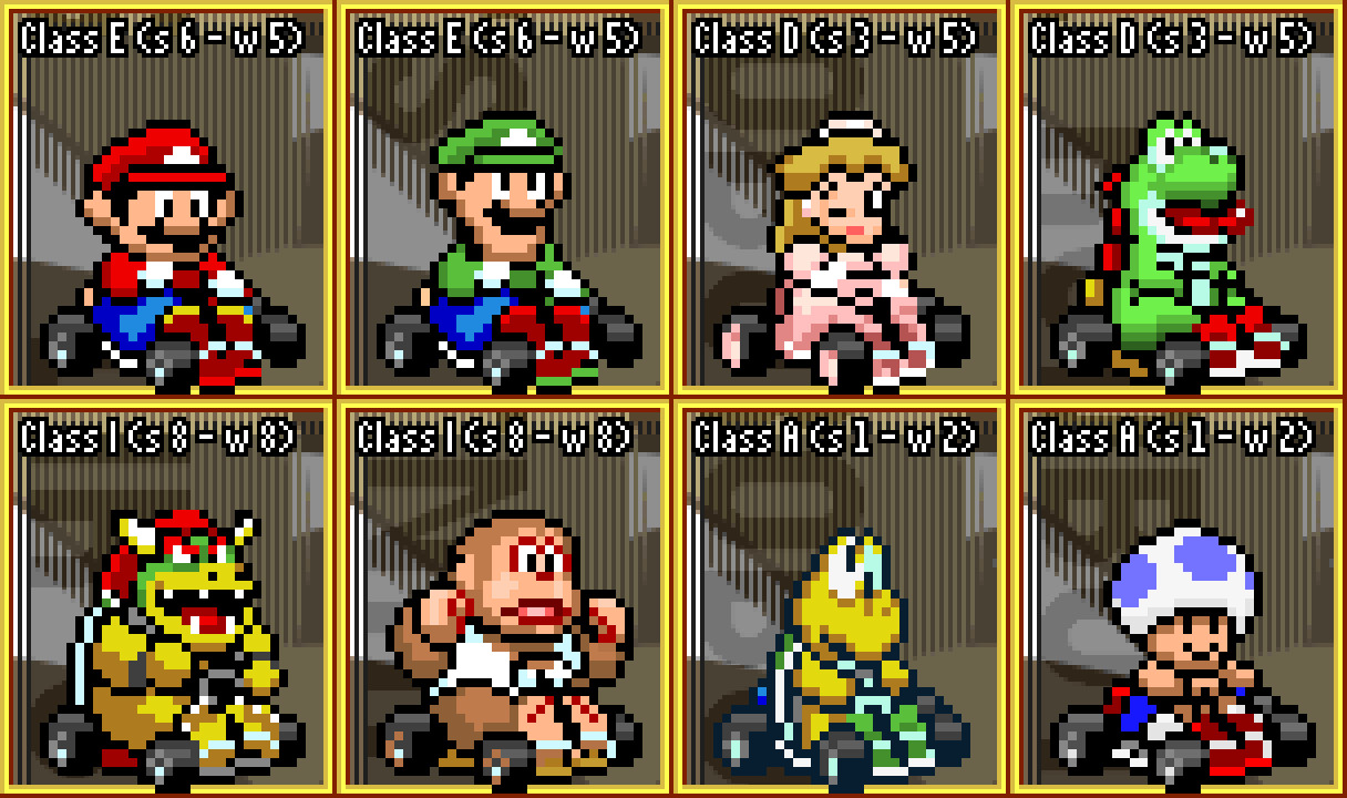 Super Mario Kart (SNES) Character Pack v3 Mod for Dr. Robotnik's Ring ...