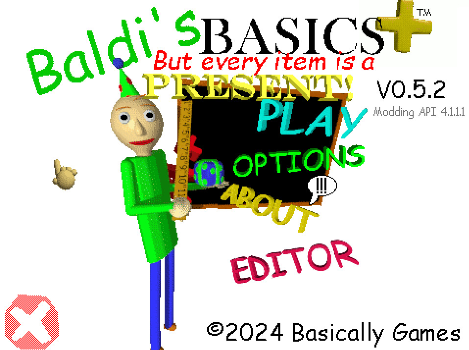 Baldi's Basics but every item is A PRESENT! Mod for Baldi's Basics ...
