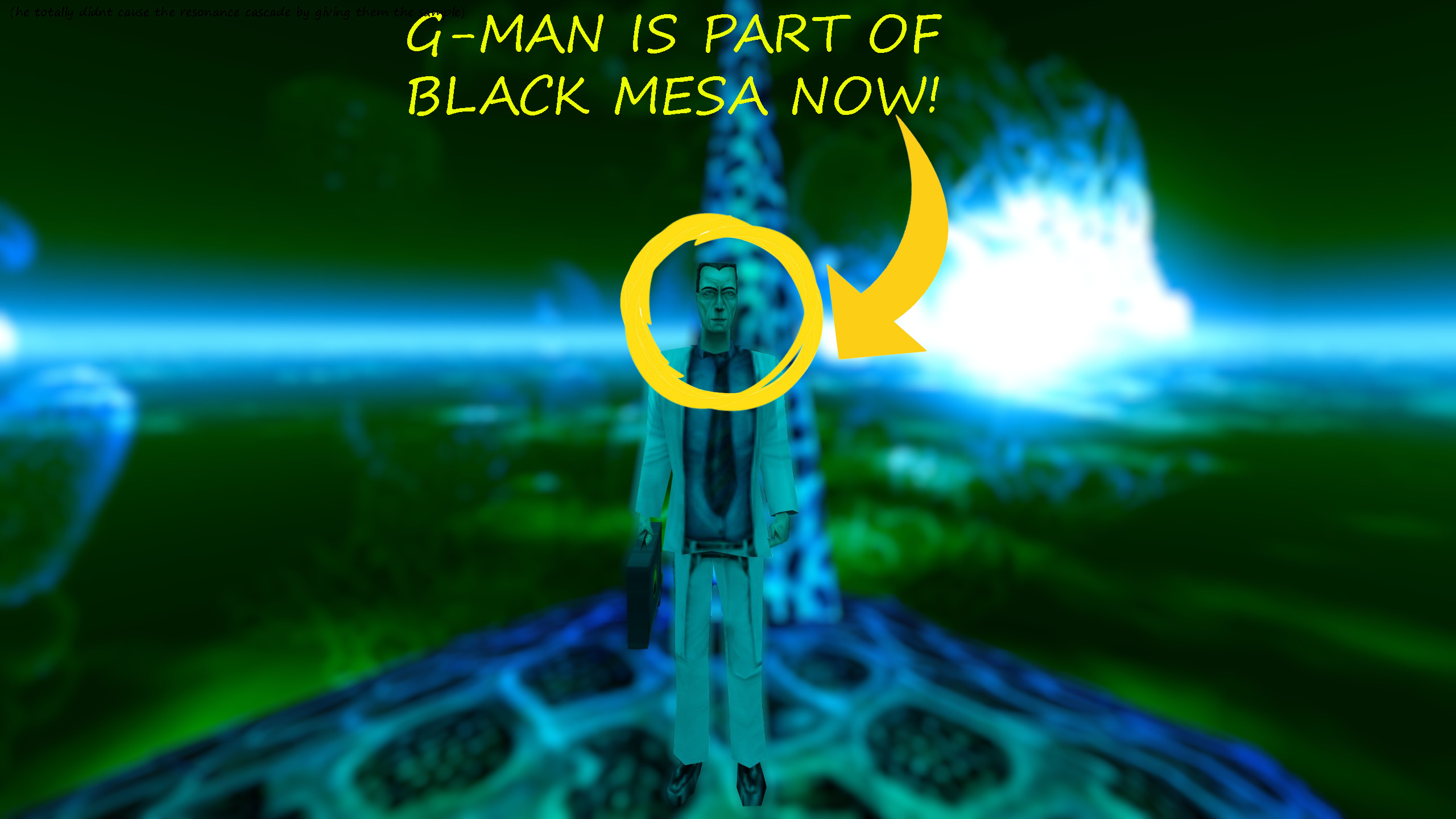 Scientist G-Man Mod for Half-Life | HL Mods