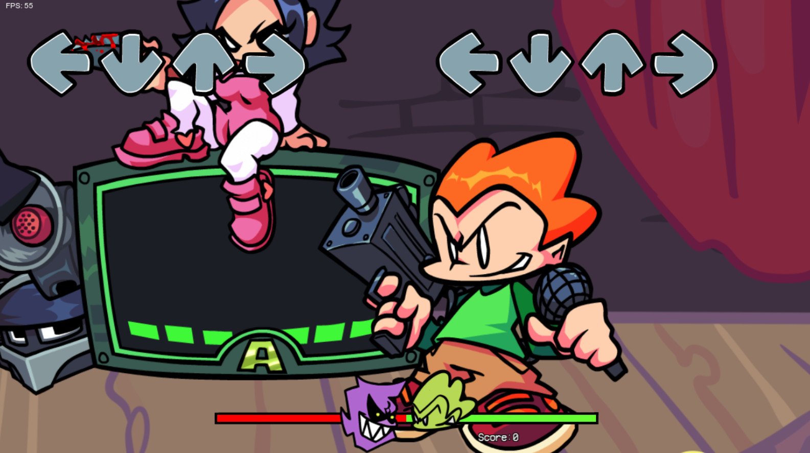 Charted DadBattle Pico Mix [V-Slice] Mod for Friday Night Funkin' | FNF Mods