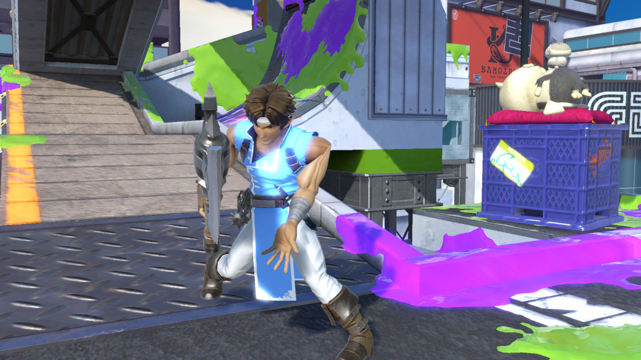 Richter over Inkling c00 Mod for Super Smash Bros. Ultimate | SSBU Mods