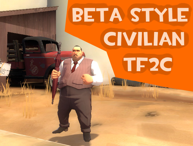 Beta-Style Civilian! Mod for Pre-Fortress 2 | PF2 Mods