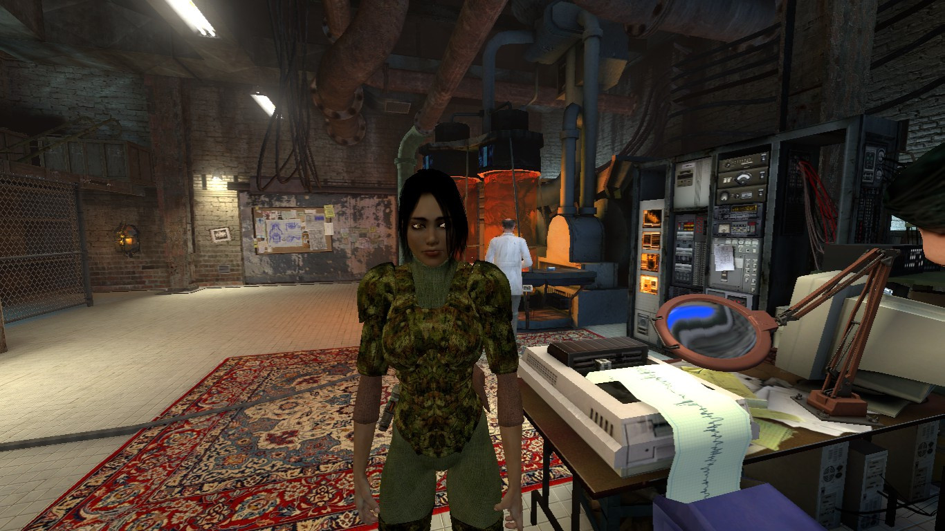 Cinematic Female Rebel for Alyx Mod for Half-Life 2 | HL2 Mods