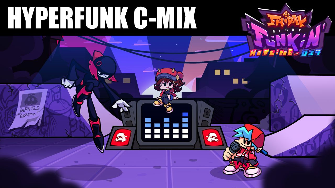 Hyperfunk C-MIX by Cemi$ Mod for Friday Night Funkin' | FNF Mods
