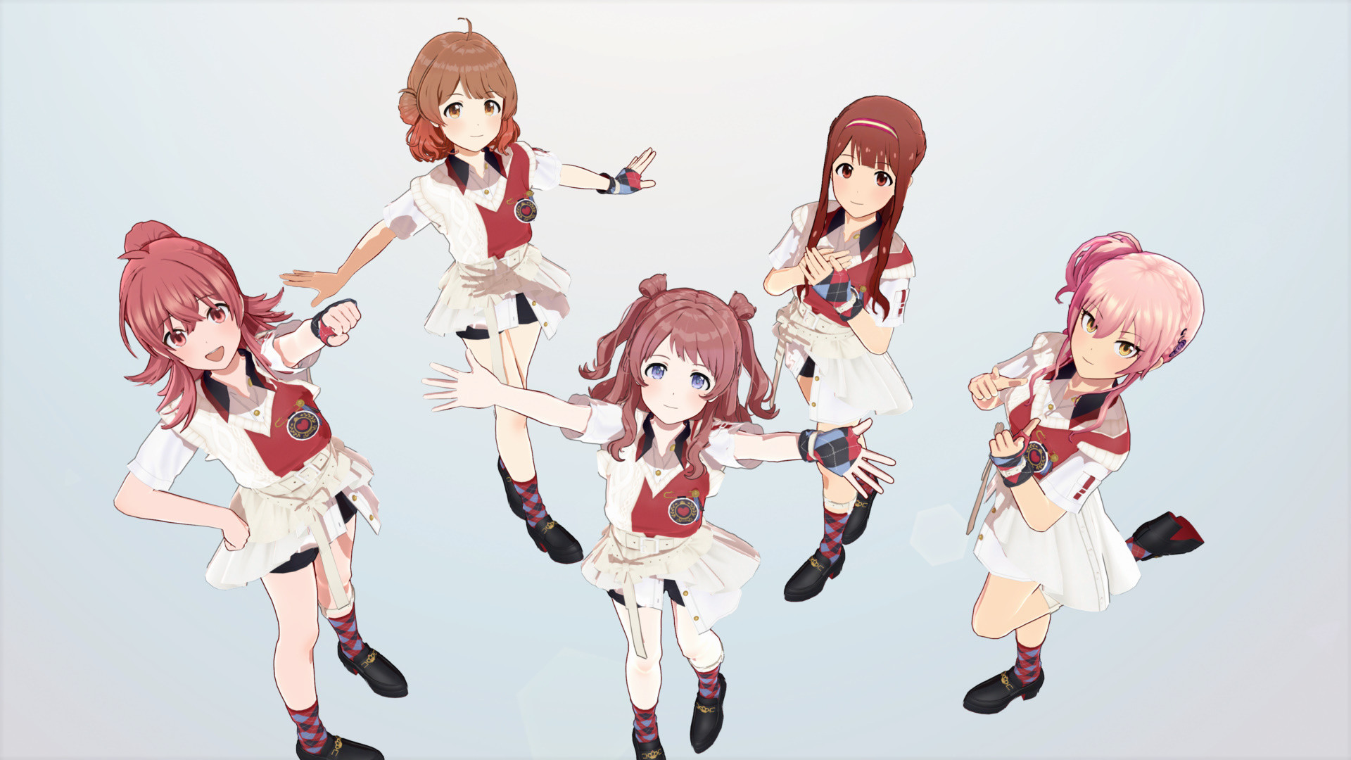 Gakumas Saki Hanami Hairstyle for Aya Mod for THE IDOLM@STER STARLIT ...