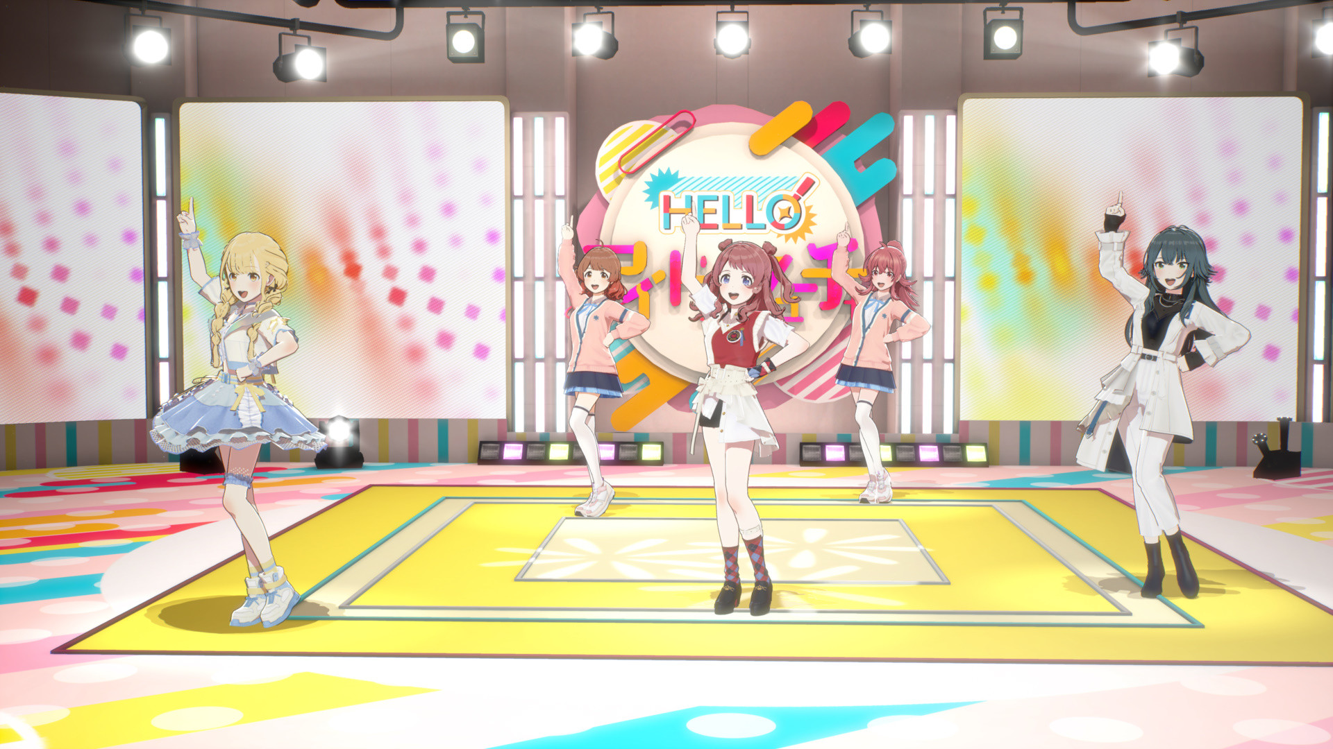 Gakumas Saki Hanami Hairstyle for Aya Mod for THE IDOLM@STER STARLIT ...