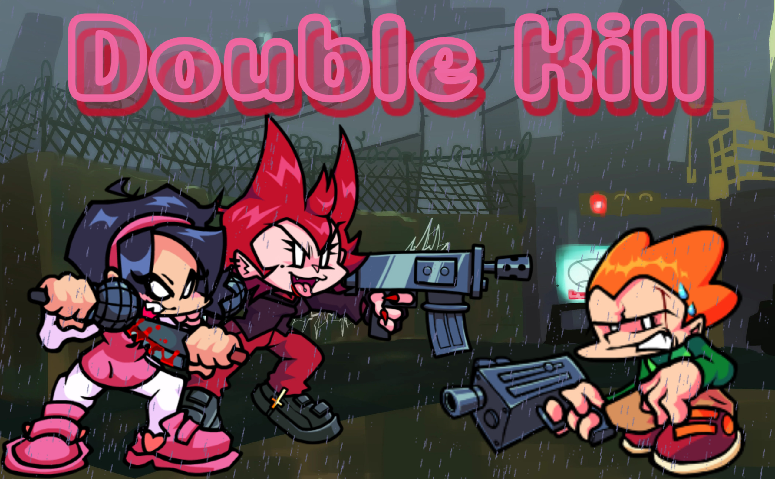 Double Kill but Nene, Cassandra and Pico sings it Mod for Friday Night ...
