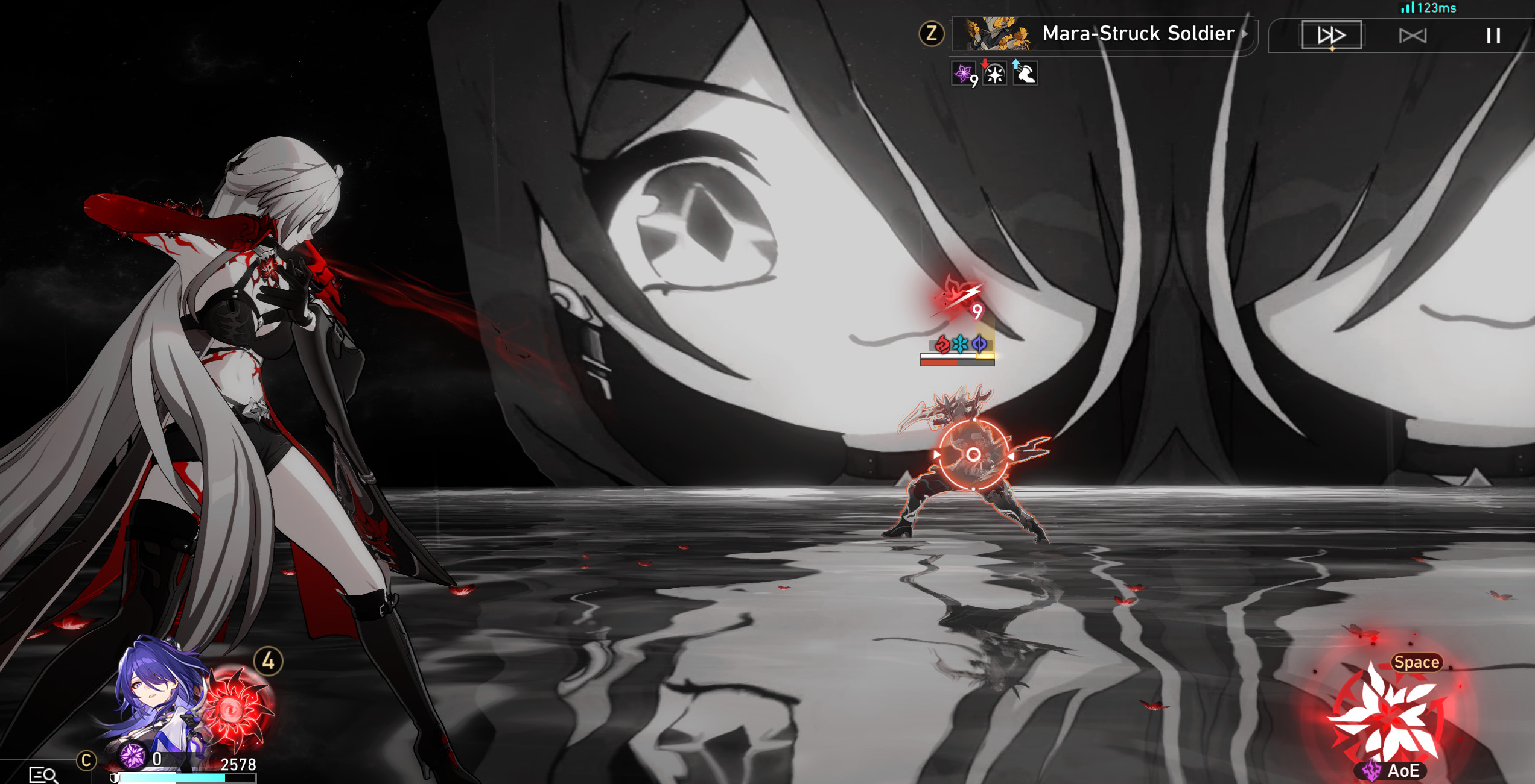 Chibi Acheron during ultimate Mod for Honkai Star Rail | HSR Mods