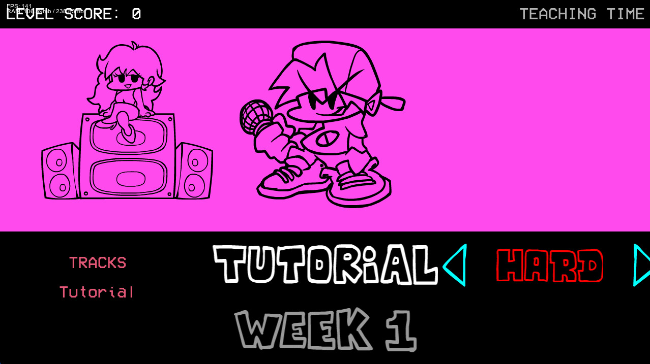 Colored Weeks Mod for Friday Night Funkin' | FNF Mods