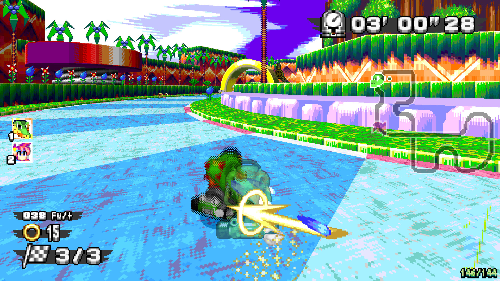 Vector the Crocodile Mod for Dr. Robotnik's Ring Racers | DRRR Mods