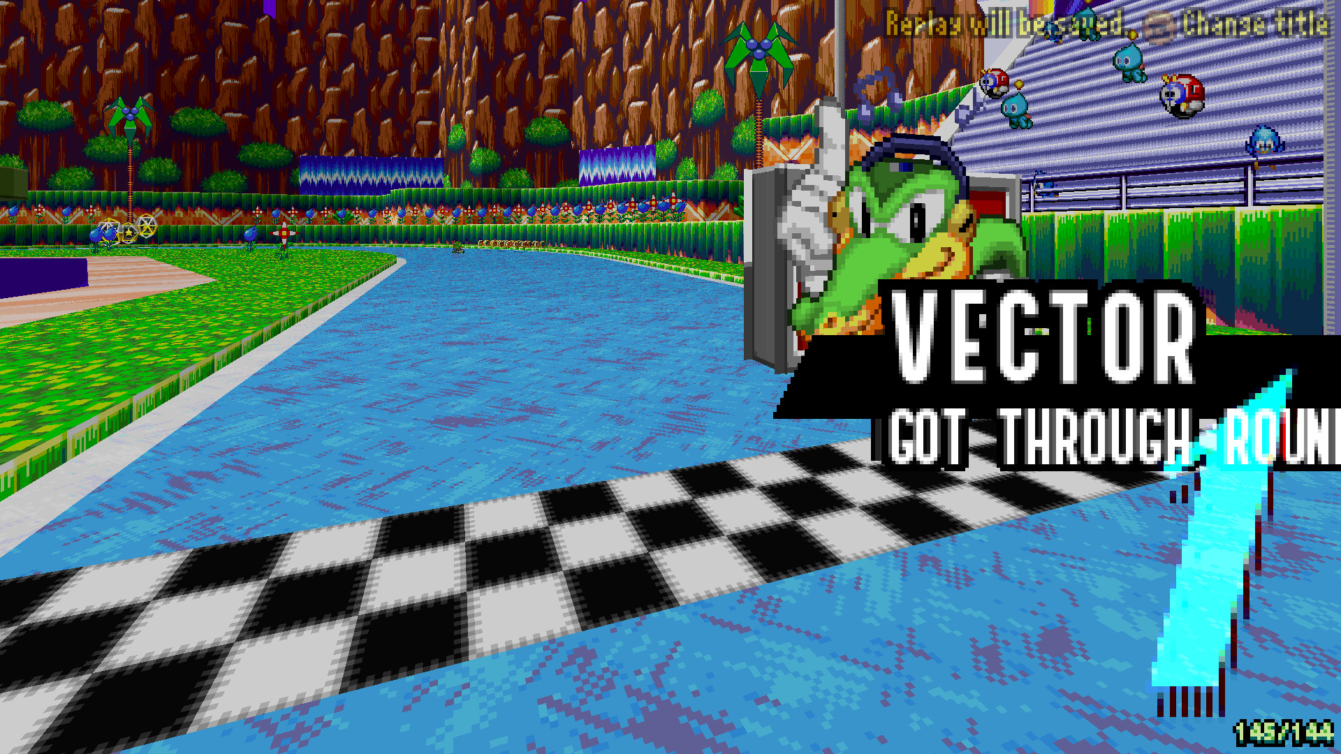 Vector the Crocodile Mod for Dr. Robotnik's Ring Racers | DRRR Mods
