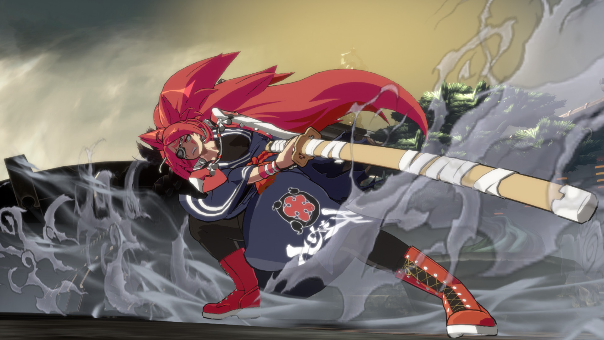 Sukeban Baiken, Shinzo Abe gun, & sheathed sword Mod for GUILTY GEAR ...