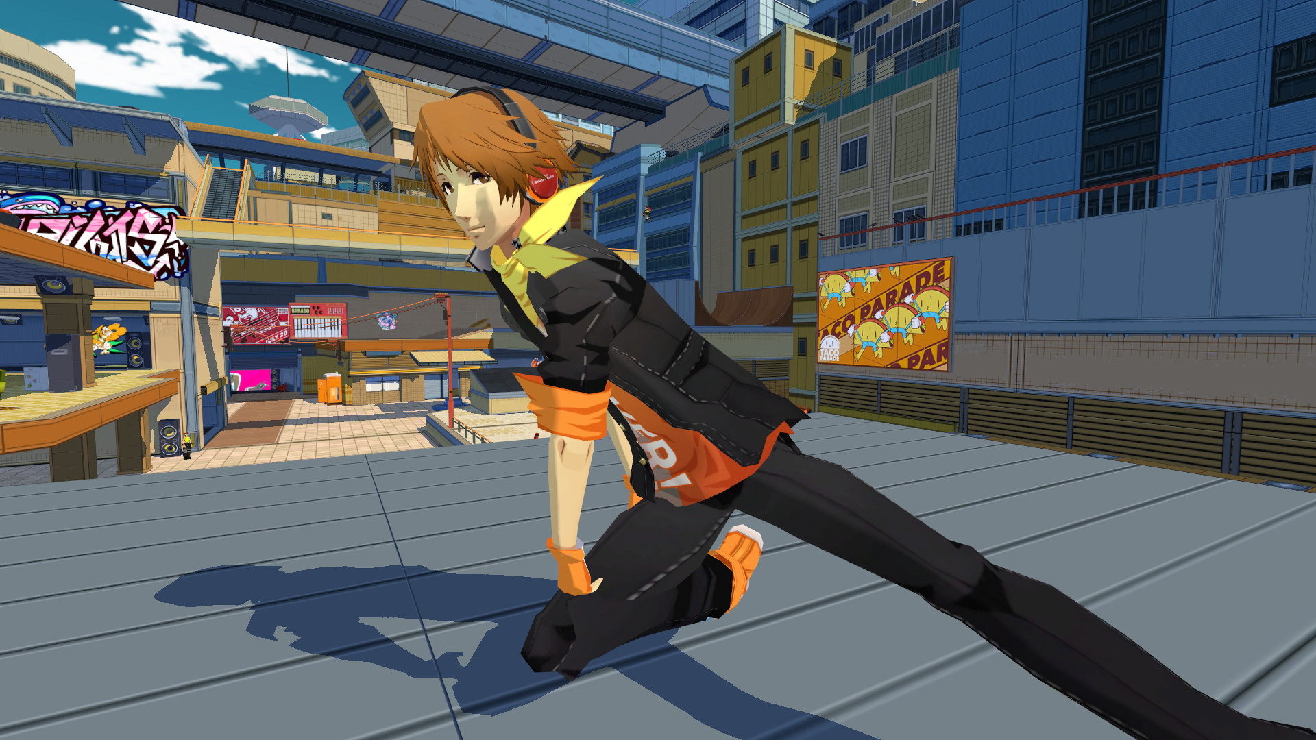 Yosuke Hanamura (Persona 4 Dancing) Mod for Bomb Rush Cyberfunk | BRC Mods