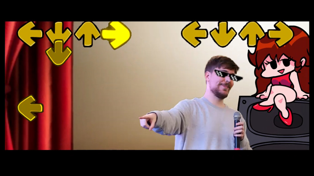 mr beast bars [rich mix] PLAYABLE! Mod for Friday Night Funkin' | FNF Mods