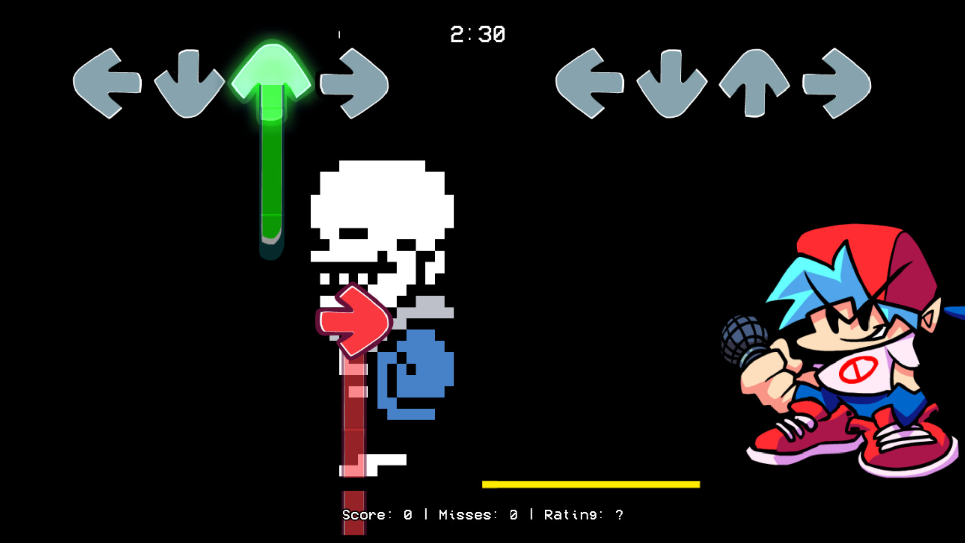 Fallen Down - Vs. Sans.sys Mod for Friday Night Funkin' | FNF Mods