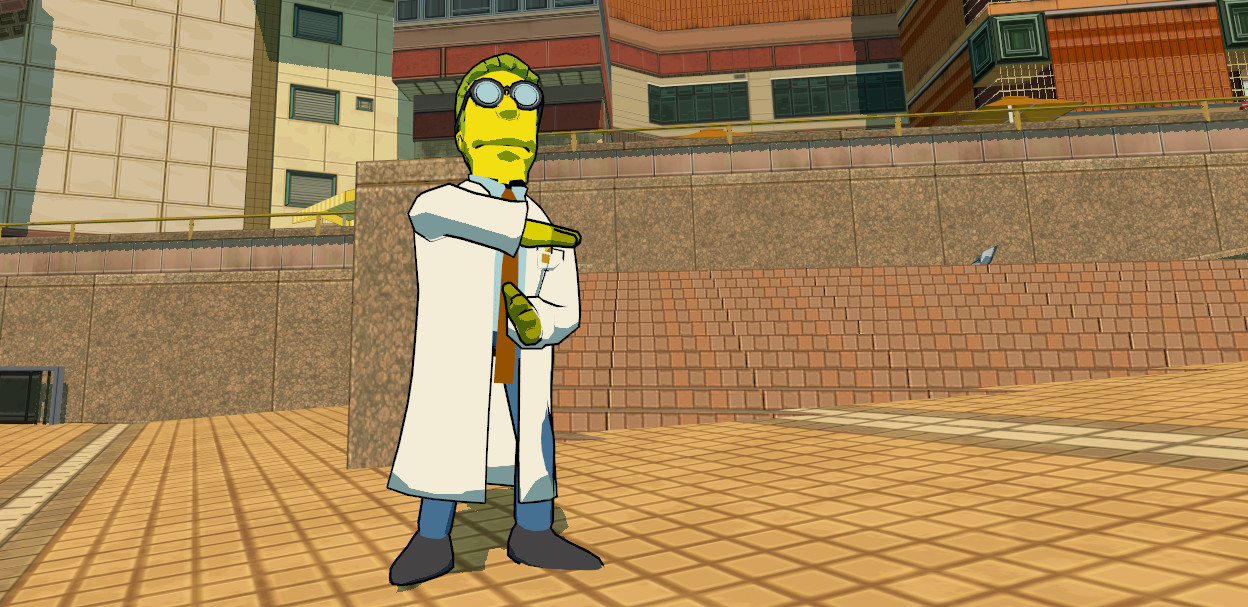 Charlie (Simpsons) in BRC Mod for Bomb Rush Cyberfunk | BRC Mods