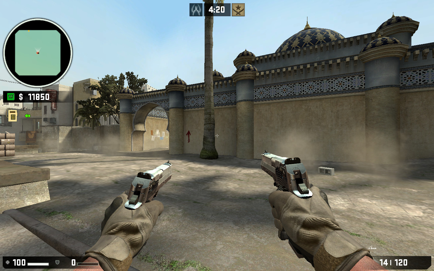 Desert Eagle Mark XIX Chrome(Akimbo) in MWII Anims Mod for Counter-Strike: Source | CS:S Mods