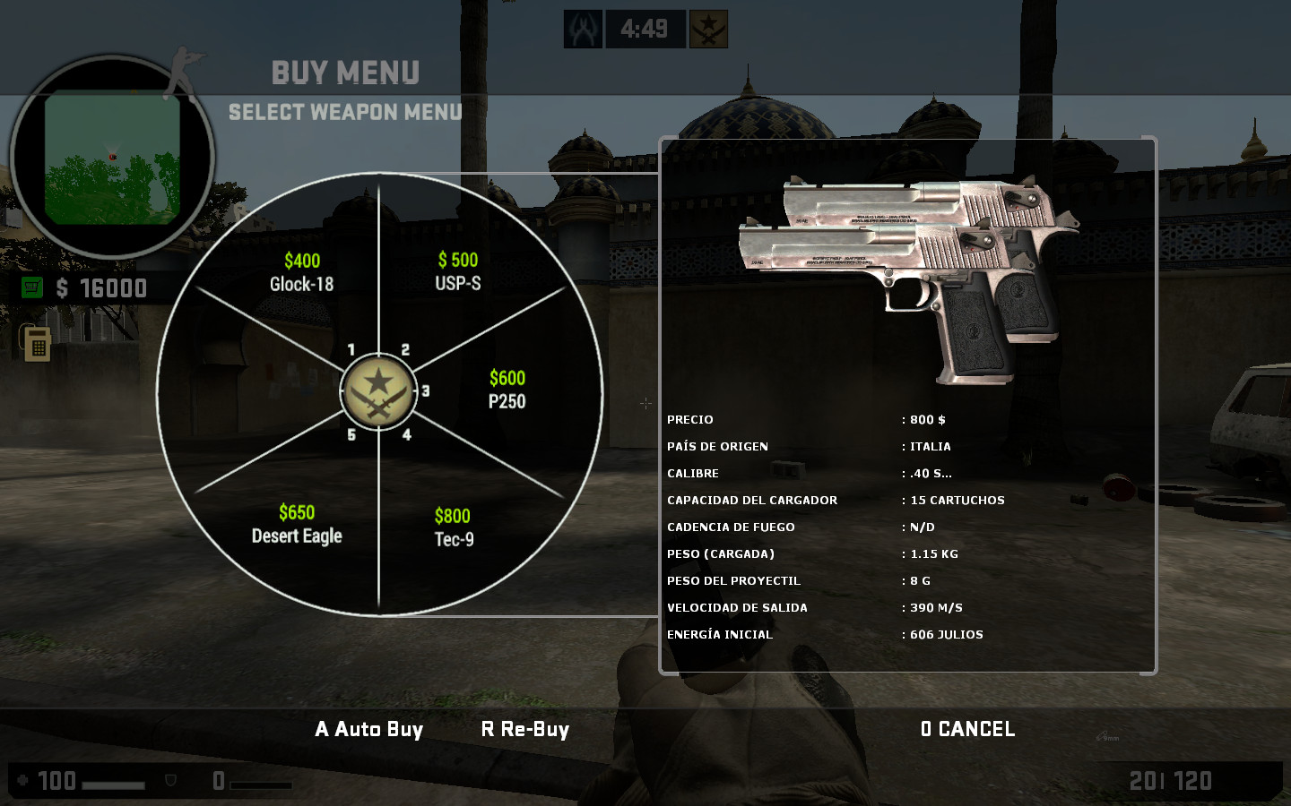 Desert Eagle Mark XIX Chrome(Akimbo) in MWII Anims Mod for Counter-Strike: Source | CS:S Mods