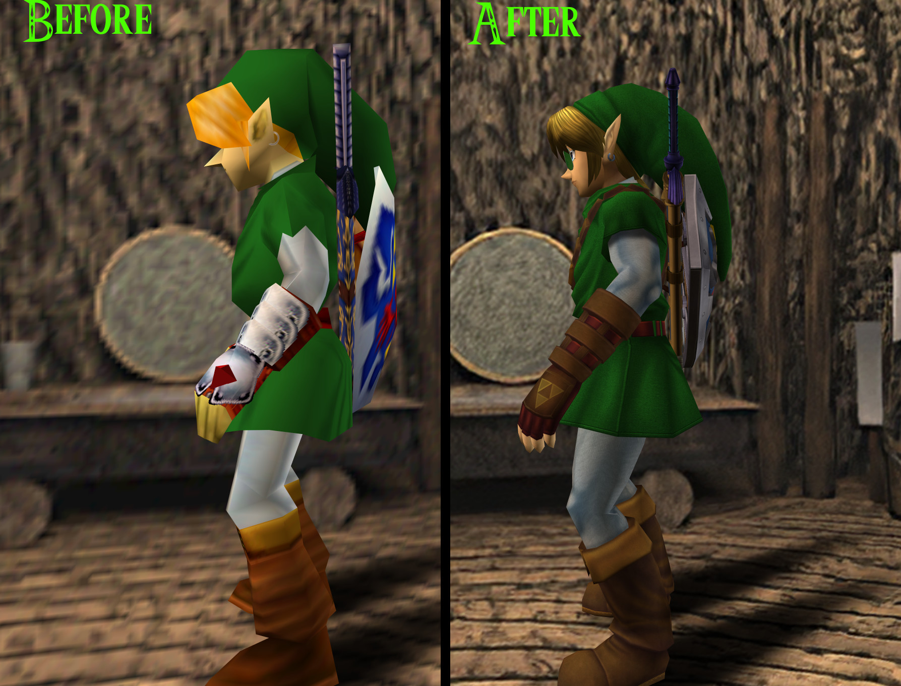 Invisible Silver/Gold Gauntlets Mod for Ship of Harkinian (Ocarina of ...