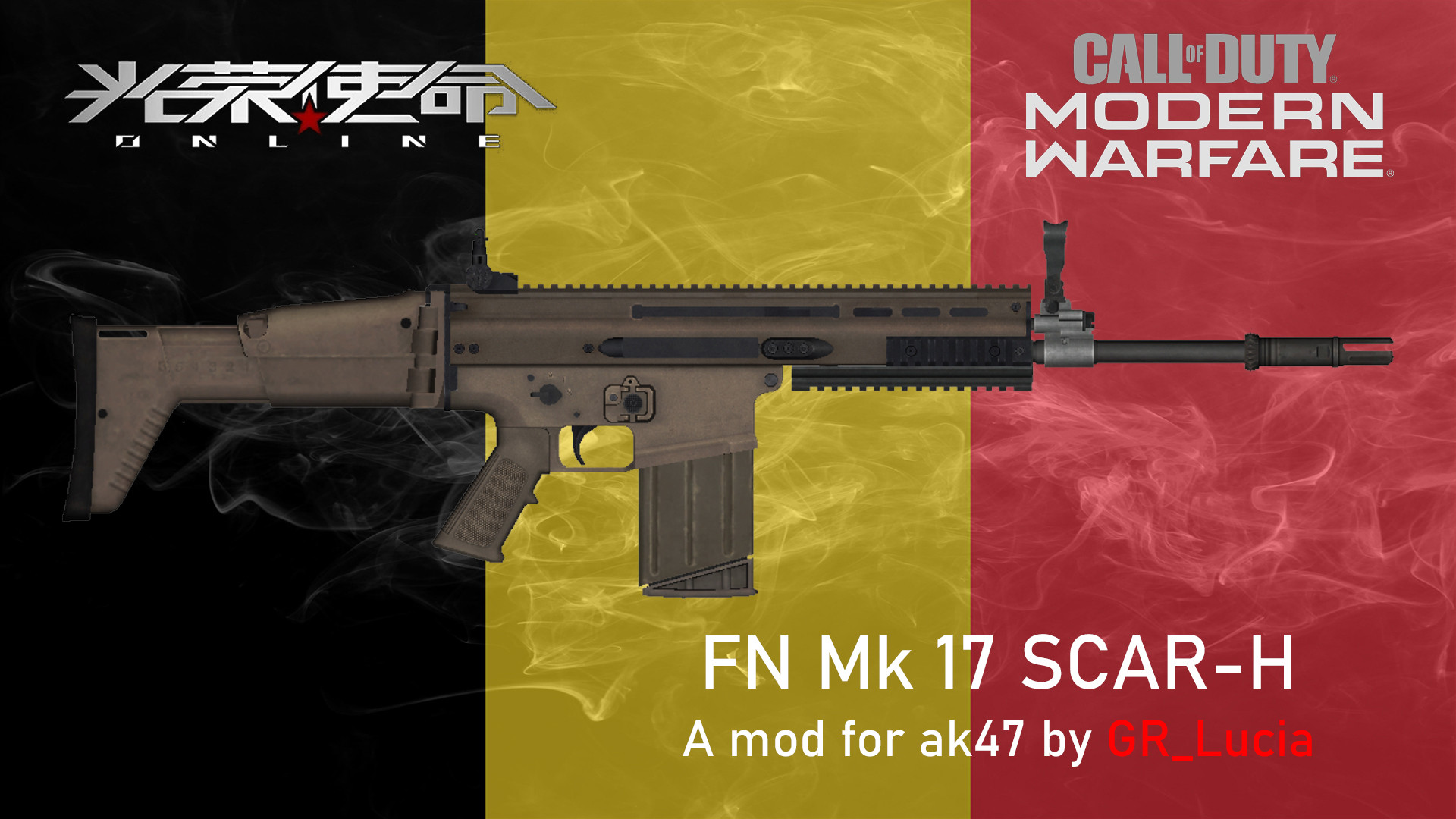 FN Mk.17 SCAR-H on MW2019 Animation Mod for Counter-Strike 1.6 | CS1.6 Mods