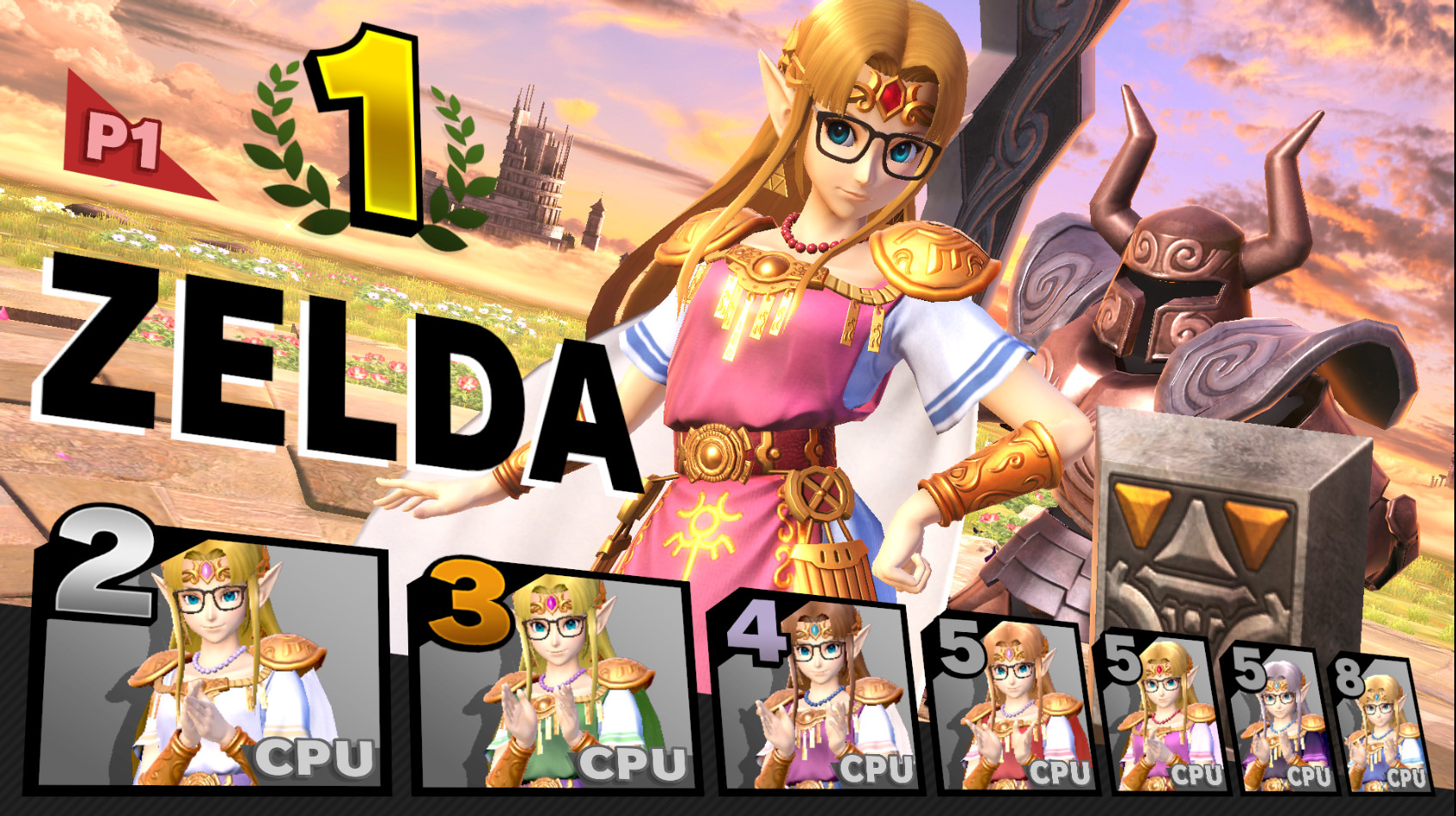 Zelda with glasses Mod for Super Smash Bros. Ultimate | SSBU Mods