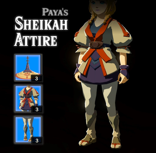 Paya's Sheikah Attire Mod for The Legend of Zelda: Breath of the Wild ...