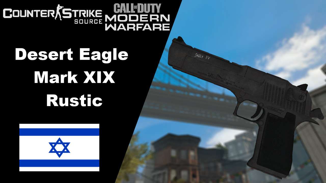 Desert Eagle Mark XIX (Rustic) in MWII Anims Mod for Counter-Strike: Source | CS:S Mods