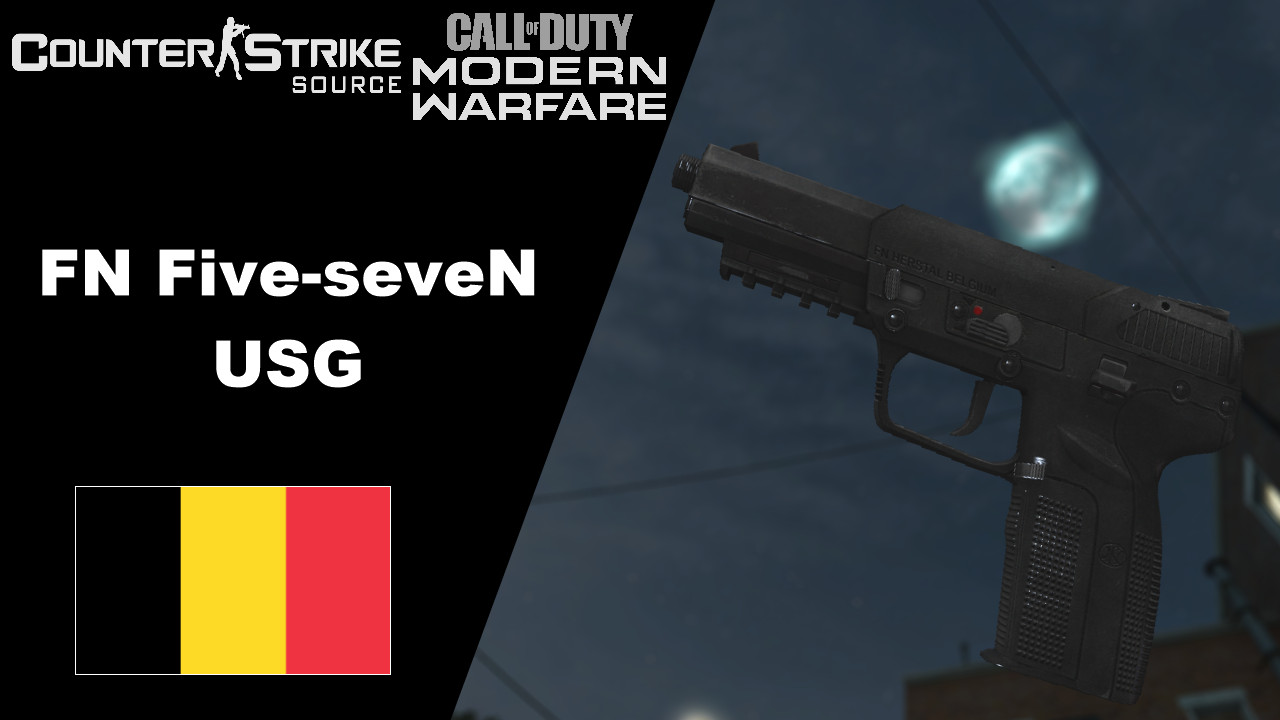 FN Five-seveN USG in MWII Anims Mod for Counter-Strike: Source | CS:S Mods