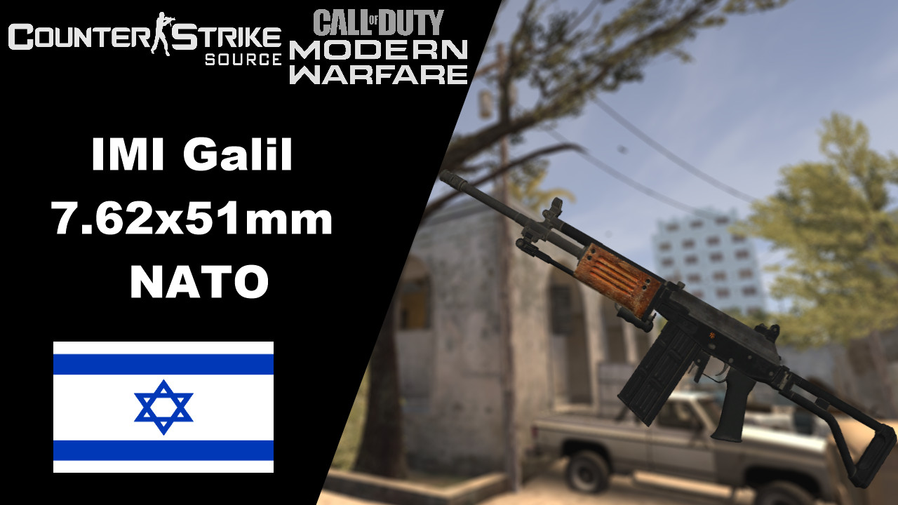 IMI Galil 7.62 Nato in MW2019 Anims Mod for Counter-Strike: Source | CS:S Mods