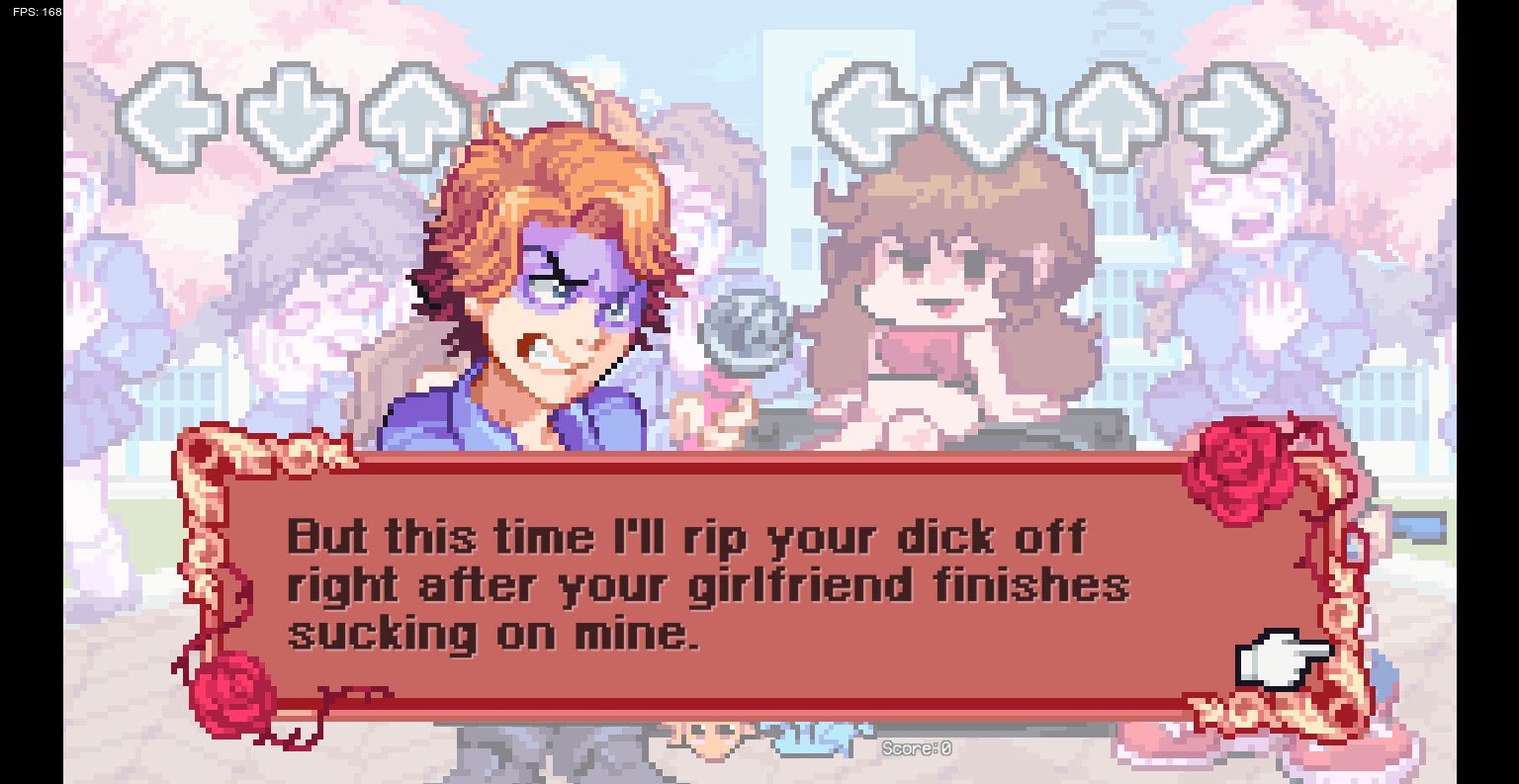 Extra Naughty Roses Dialogue Mod for Friday Night Funkin' | FNF Mods