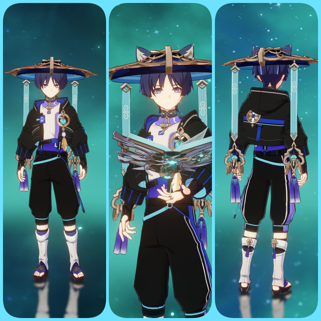 Wanderer casualwear Mod for Genshin Impact | GI Mods