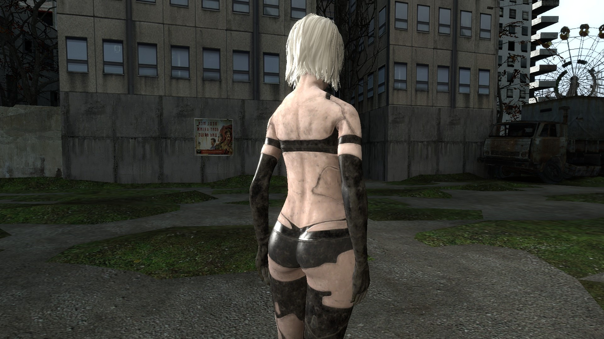 NieR Automata A2 NPCs (Short Hair) Mod for Half-Life 2 | HL2 Mods