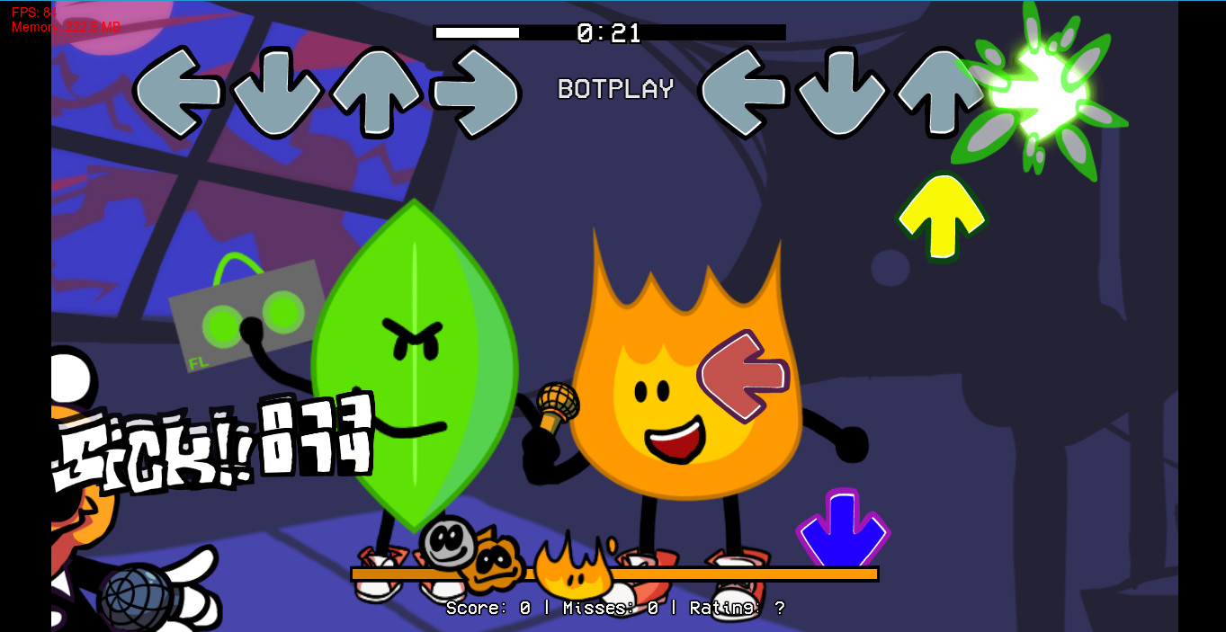 Wire Firey & Funky Leafy Ressources (FNF & BFB) Mod for Friday Night Funkin' | FNF Mods