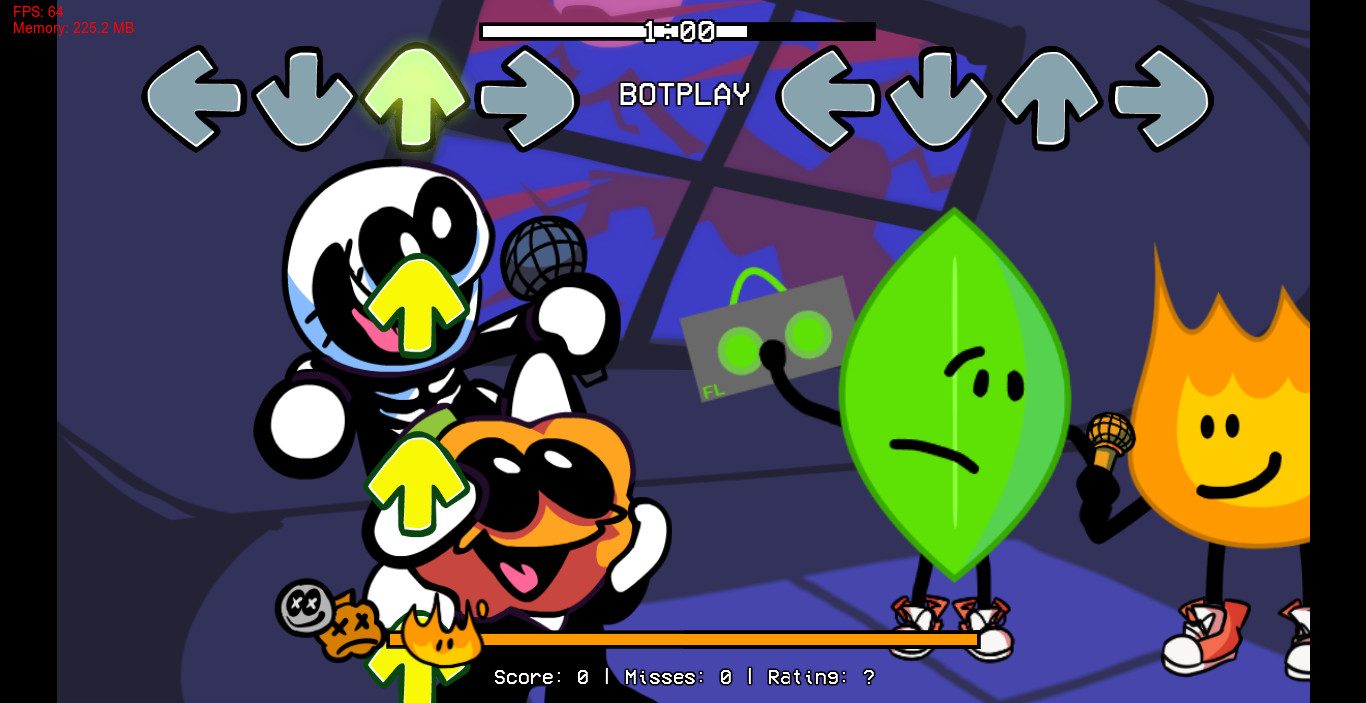 Wire Firey & Funky Leafy Ressources (FNF & BFB) Mod for Friday Night Funkin' | FNF Mods