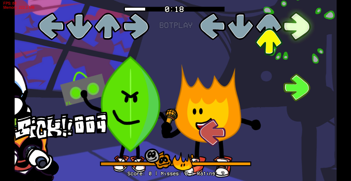 Wire Firey & Funky Leafy Ressources (FNF & BFB) Mod for Friday Night Funkin' | FNF Mods