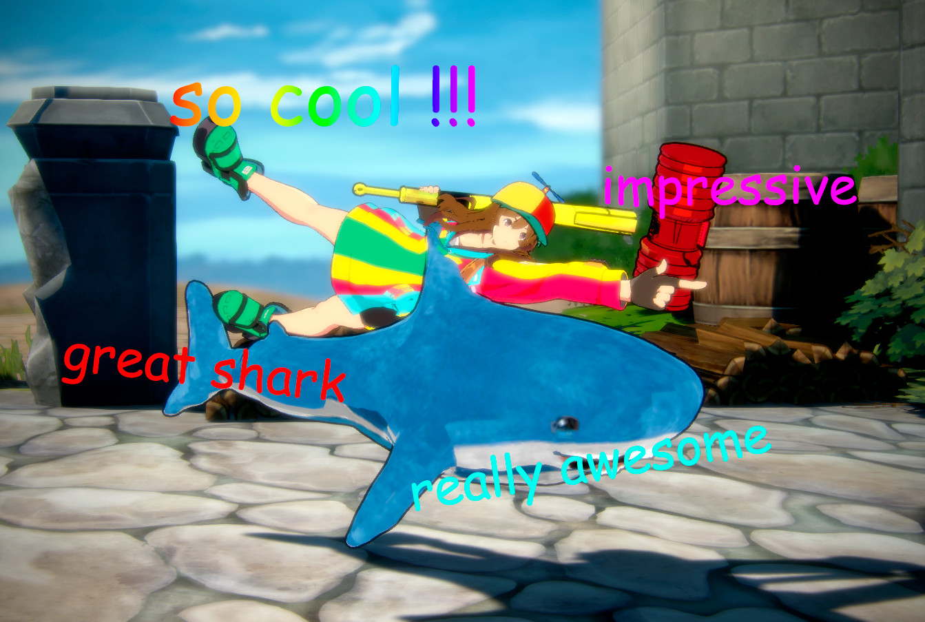 Blahaj for May Mod for GUILTY GEAR -STRIVE- | GGST Mods