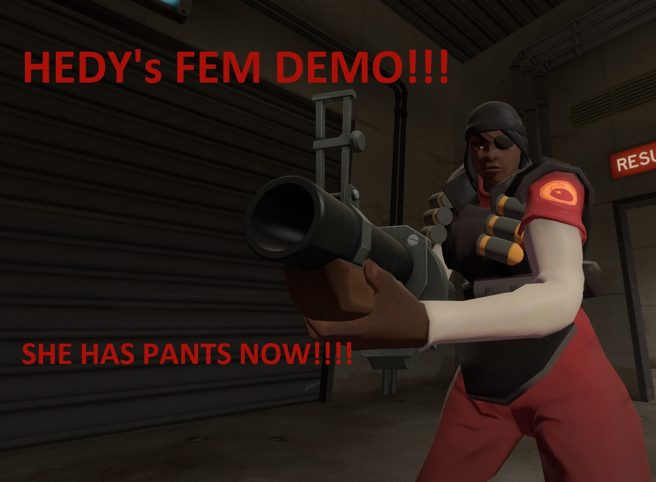 Hedy's Female Demoman SFW Mod for Team Fortress 2 Classified ...