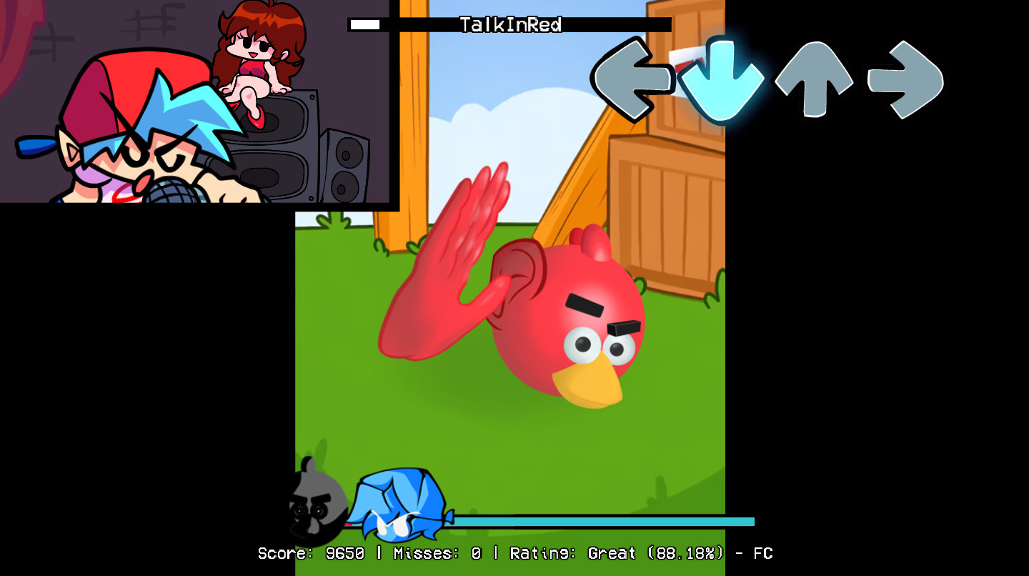 FNF Talkin' Red Mod for Friday Night Funkin' | FNF Mods