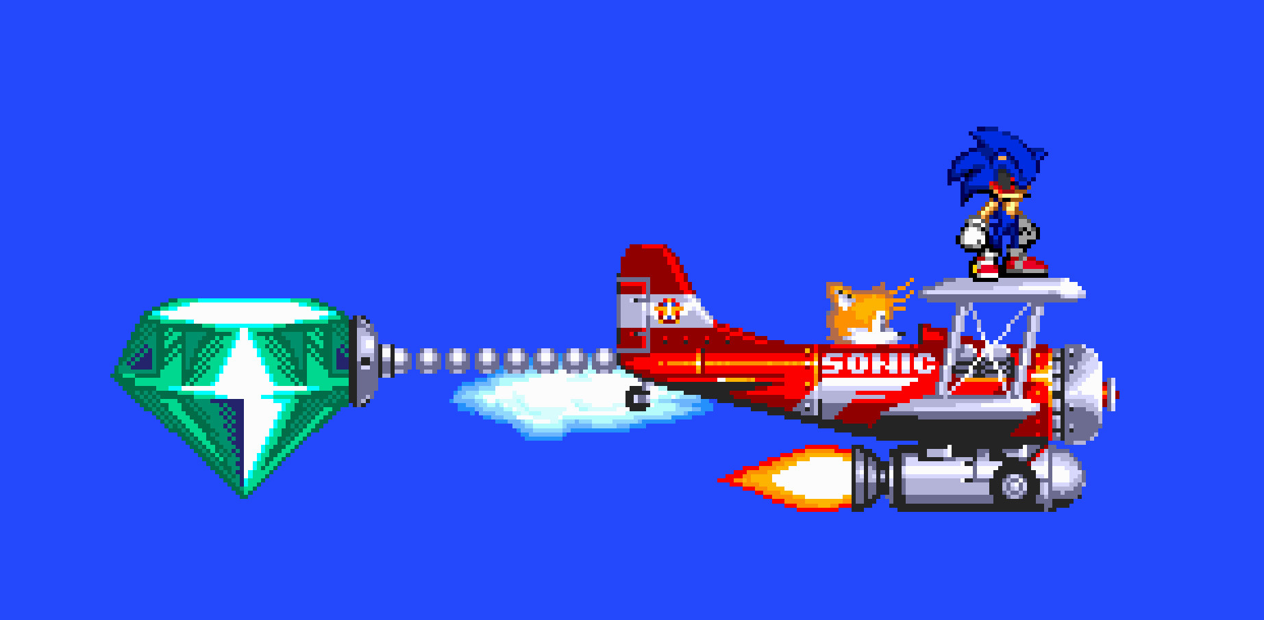 Sonic.EXE (Advance Style) Mod for Sonic 3 A.I.R. | S3AIR Mods