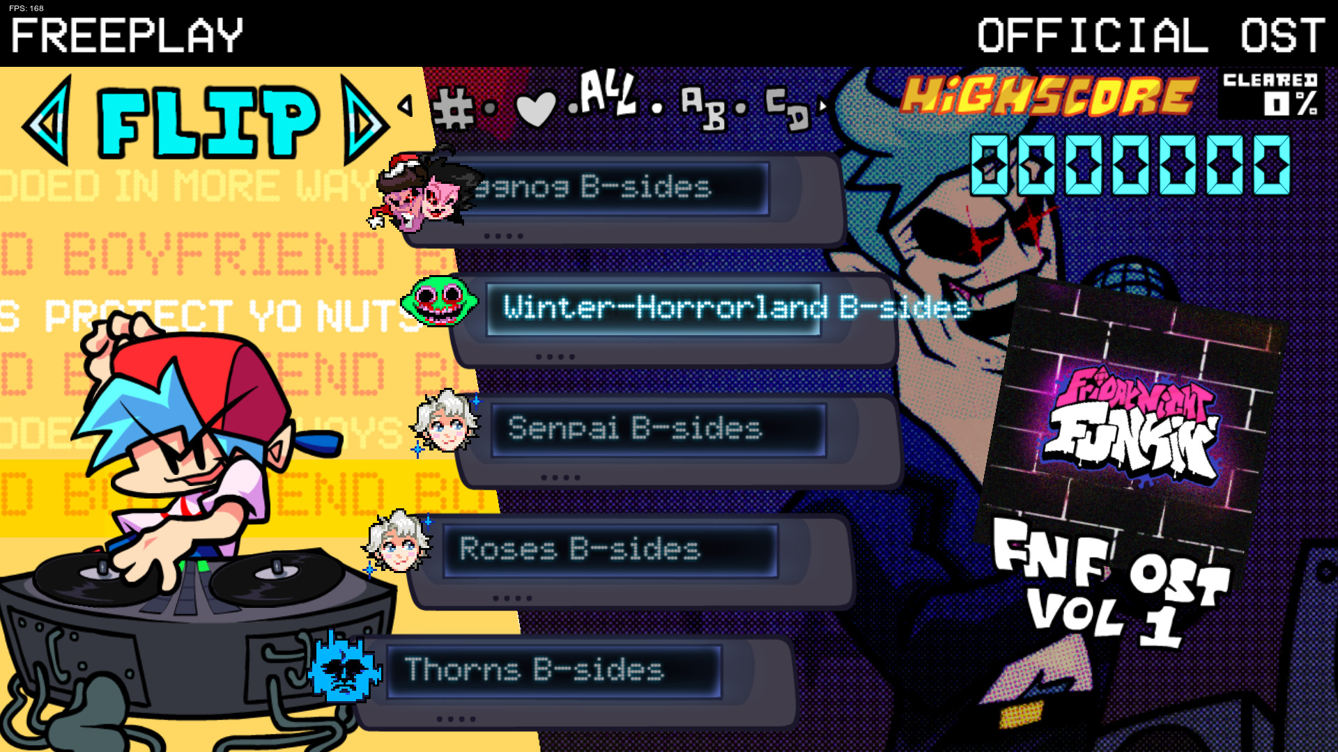 Og B-sides in V-slice Mod for Friday Night Funkin' | FNF Mods